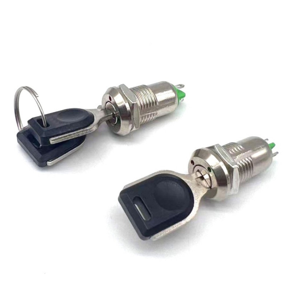 10-Pack 12Mm Rotary Key Switch: Versatile On-Off Lock For Various ...