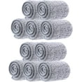 10 Pack 13 * 4.9" Generic Mop Pads Mop Head Refill Washable Wet/Dry ...