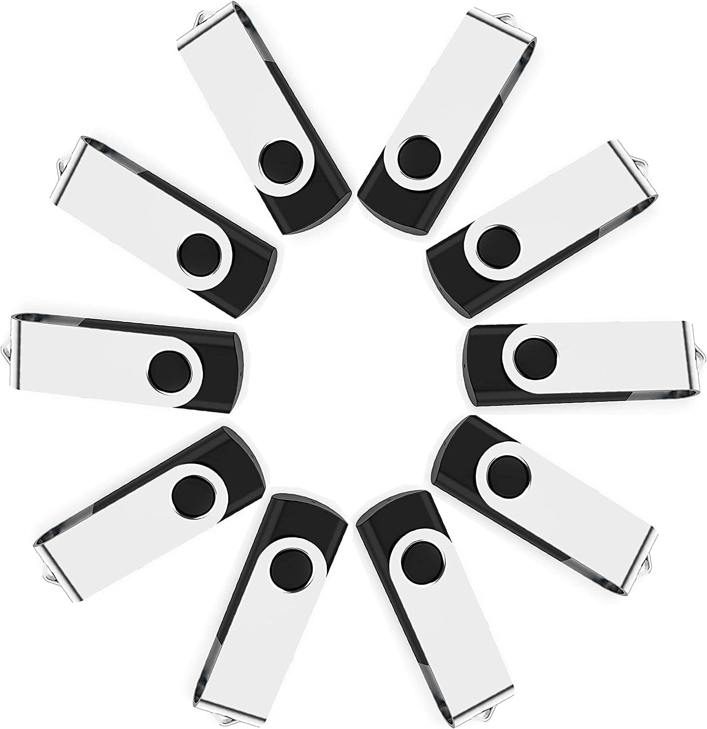 10 Pack 16GB USB Flash Drive Bulk Pack, Bulk USB 2.0 Flash Drives Thumb ...