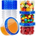 10 Pack 17 Oz Reusable Airtight Freezer Storage Containers with Twist ...