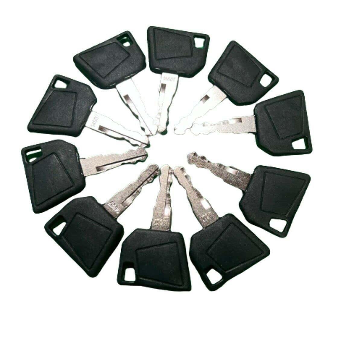 10 Pack 19# 14607 14603 14657 14707 Keys Fits JCB Bomag Dynapac Terex ...