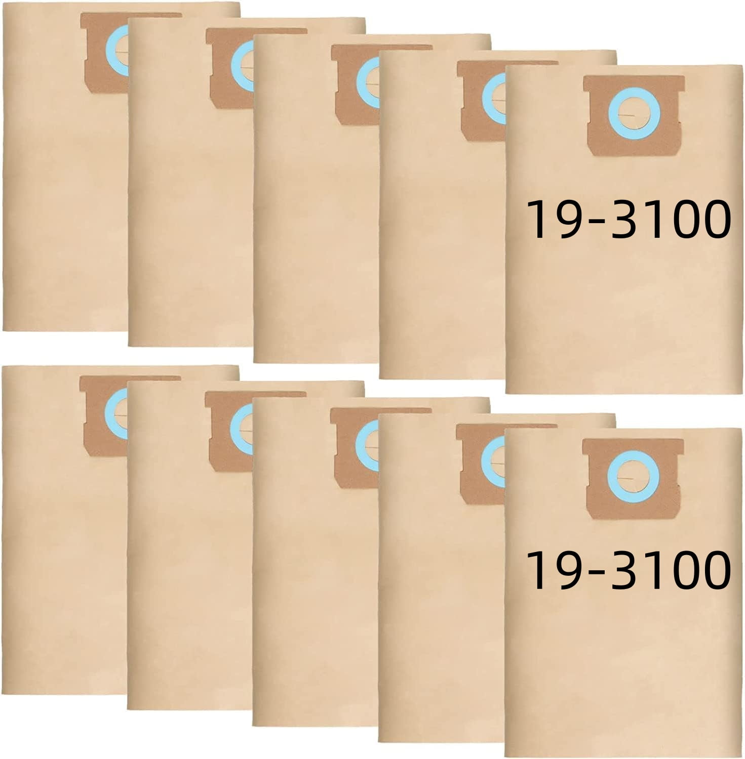 10 Pack 19-3100 Disposable Filter Bag ,Compatible with Stanley 5-8 ...