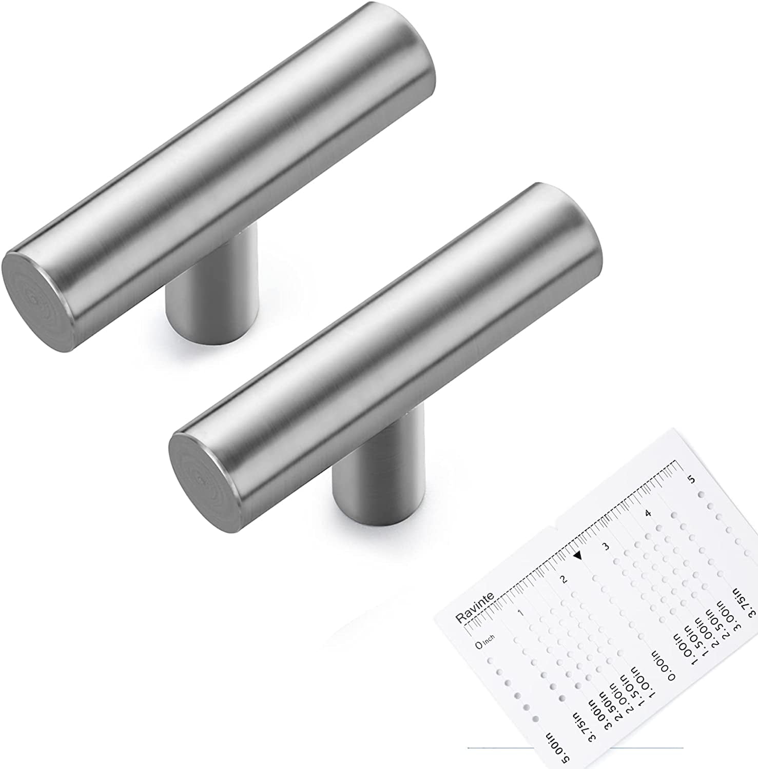 10 Pack | 2" Cabinet Pulls Brushed Nickel Stainless Steel Kitchen ...