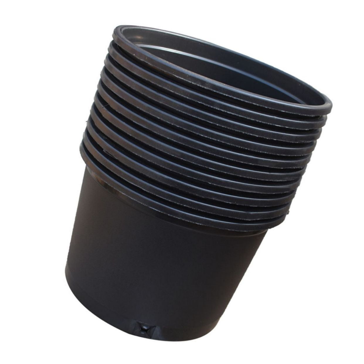 10 Pack 2 Gallon Nursery Pot, Short Nursery Container Injection Molded ...