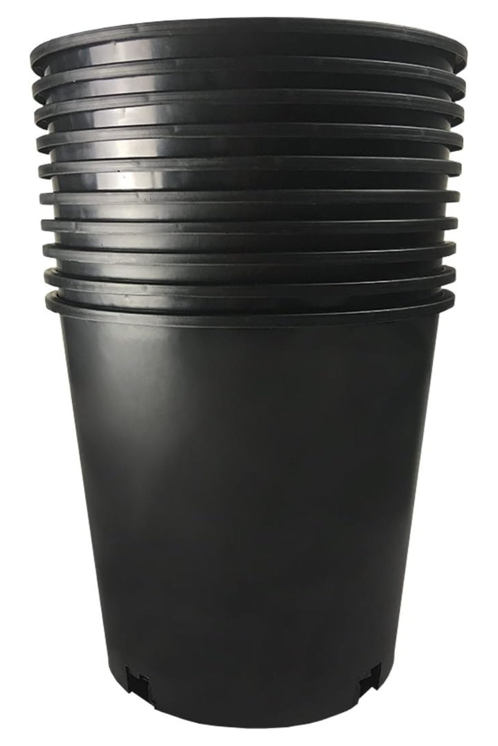 10-Pack 2 Gallon Premium Black Plastic Nursery Plant Container Garden ...