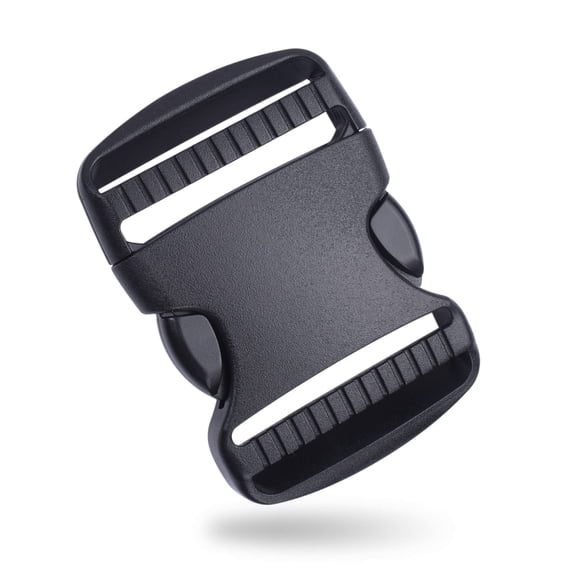 10 Pack 2" Plastic Side Release Buckle Dual Adjustable Outdoor Camping ...