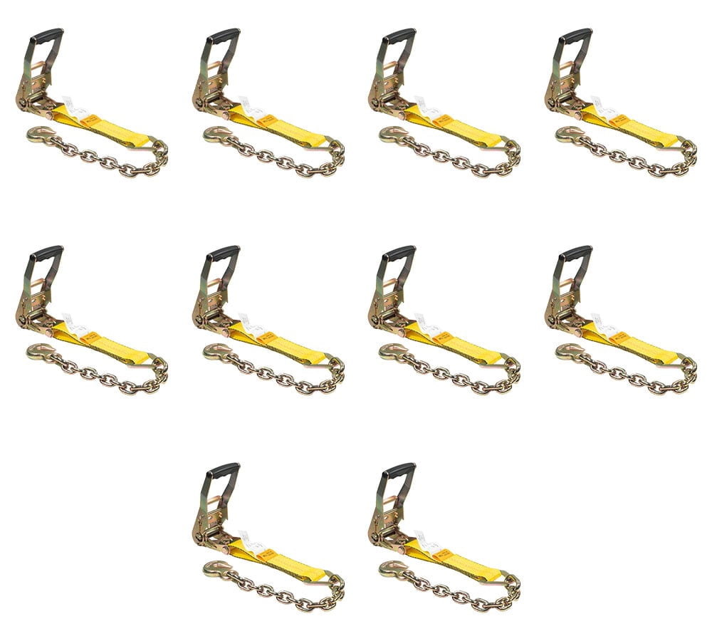 10 Pack 2” Replacement Ratchet with Chain Anchor for 2" Ratchet Tie ...