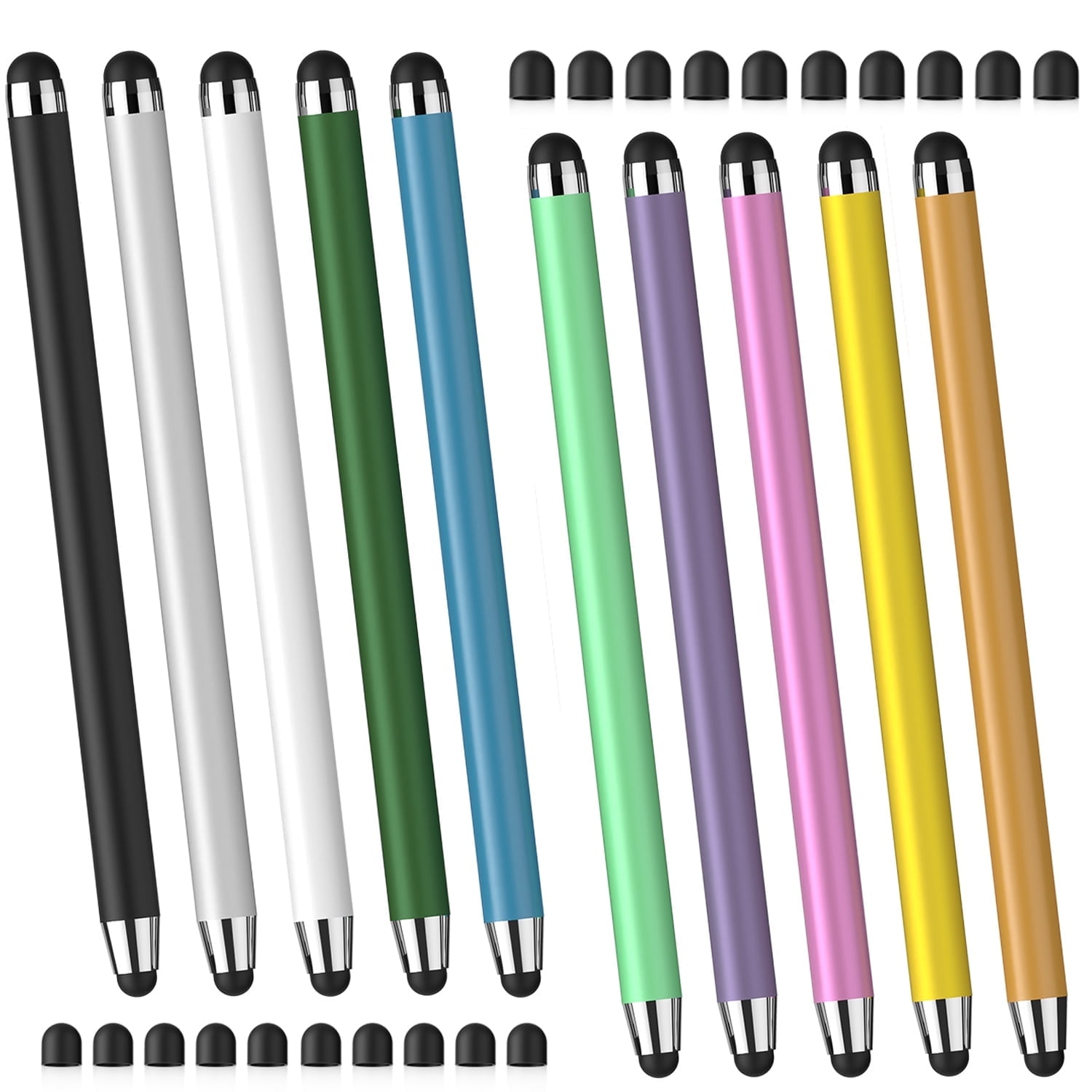 Antier 10-Pack 2-in-1 Universal Touchscreen Stylus Pens , Stylus Pens ...