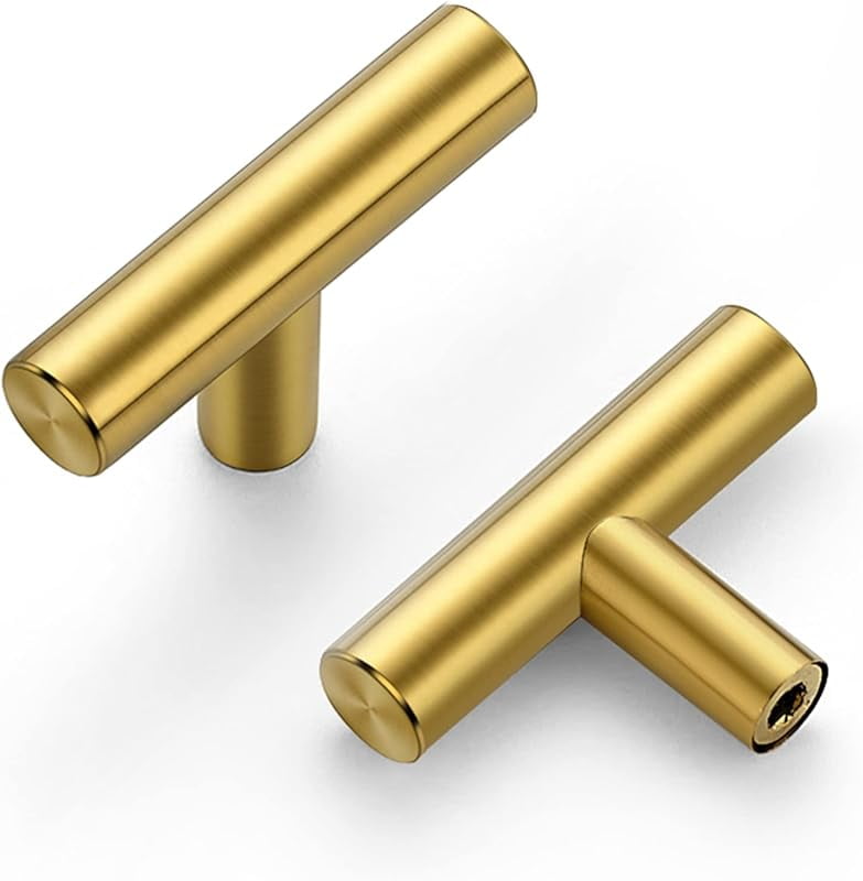 10 Pack 2 inch Cabinet Pulls Matte Black Stainless Steel Kitchen Drawer ...