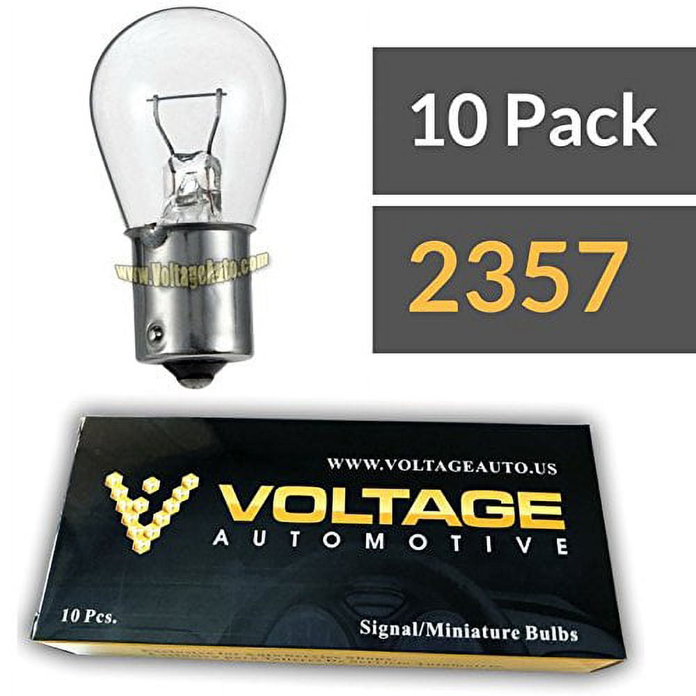 (10 Pack) 2357 Bulb For Brake Light Turn Signal Side Marker Tail Light ...