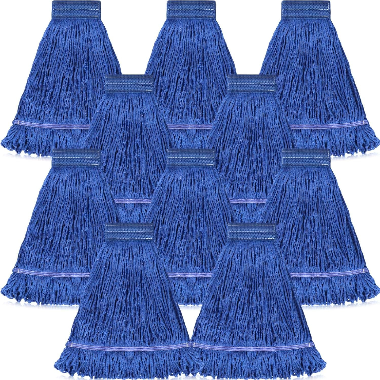 10 Pack 24oz 35.4 Inch Mop Head Replacement Commercial Cleaning Mop ...