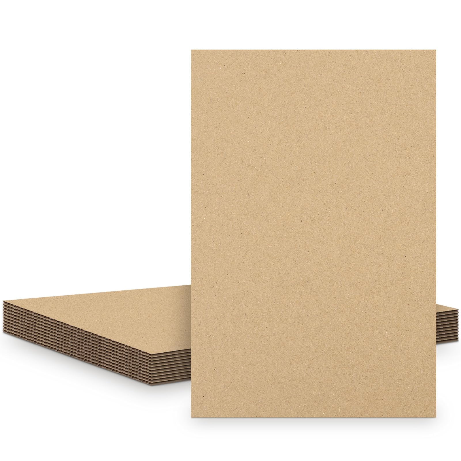 10 Pack 24x36 Cardboard Sheets, Heavy Duty C-Flute Corrugated Boards ...