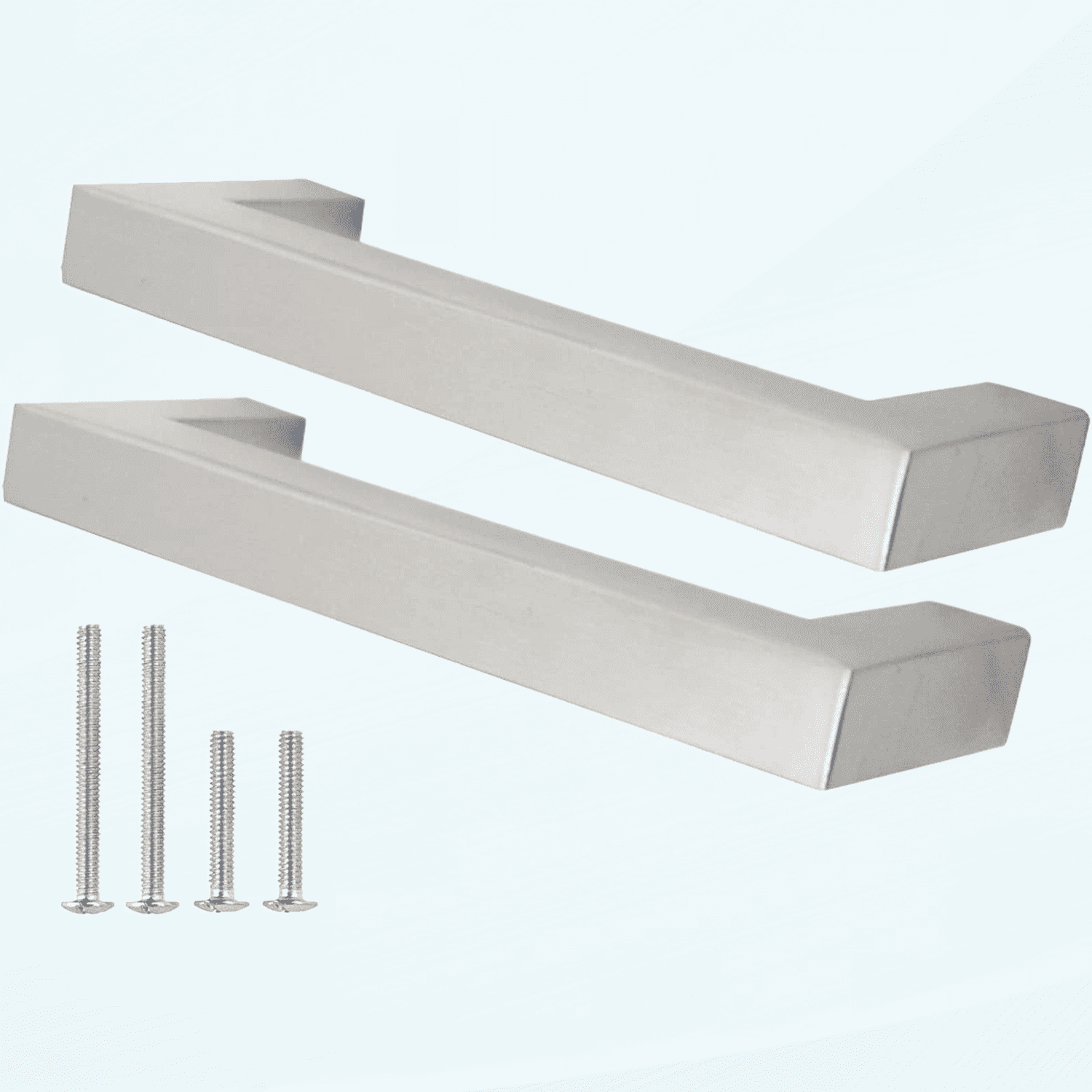 10 Pack 3 1/2 inch (90mm) Hole Centers Square Cabinet Handles and Knobs ...