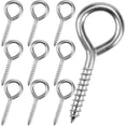 10 Pack 3.2 Inches Screw Eyes Heavy Duty Screw In Eye Hooks For ...