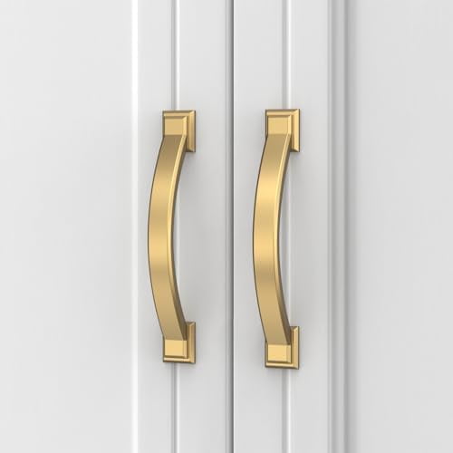 10 Pack 3.75 Inch(96mm) Champagne Bronze Kitchen Cabinet Handles ...