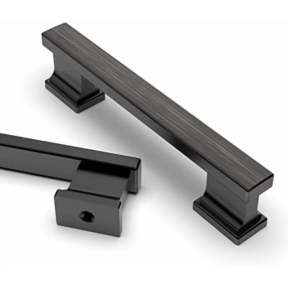 10 Pack 3.75 Inch(96mm) Oil Rubbed Bronze Kitchen Cabinet Handles ...