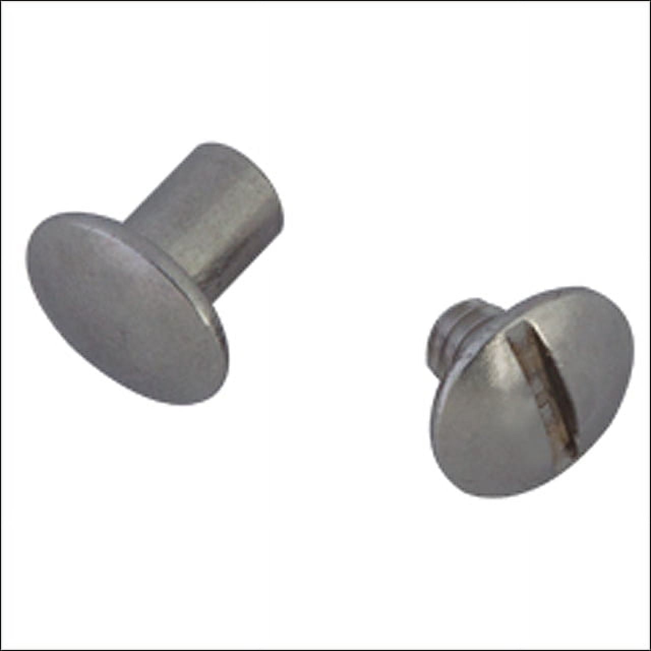 10 Pack 3/8 In. Western Horse Saddle Tack Chicago Screw Stainless Steel ...