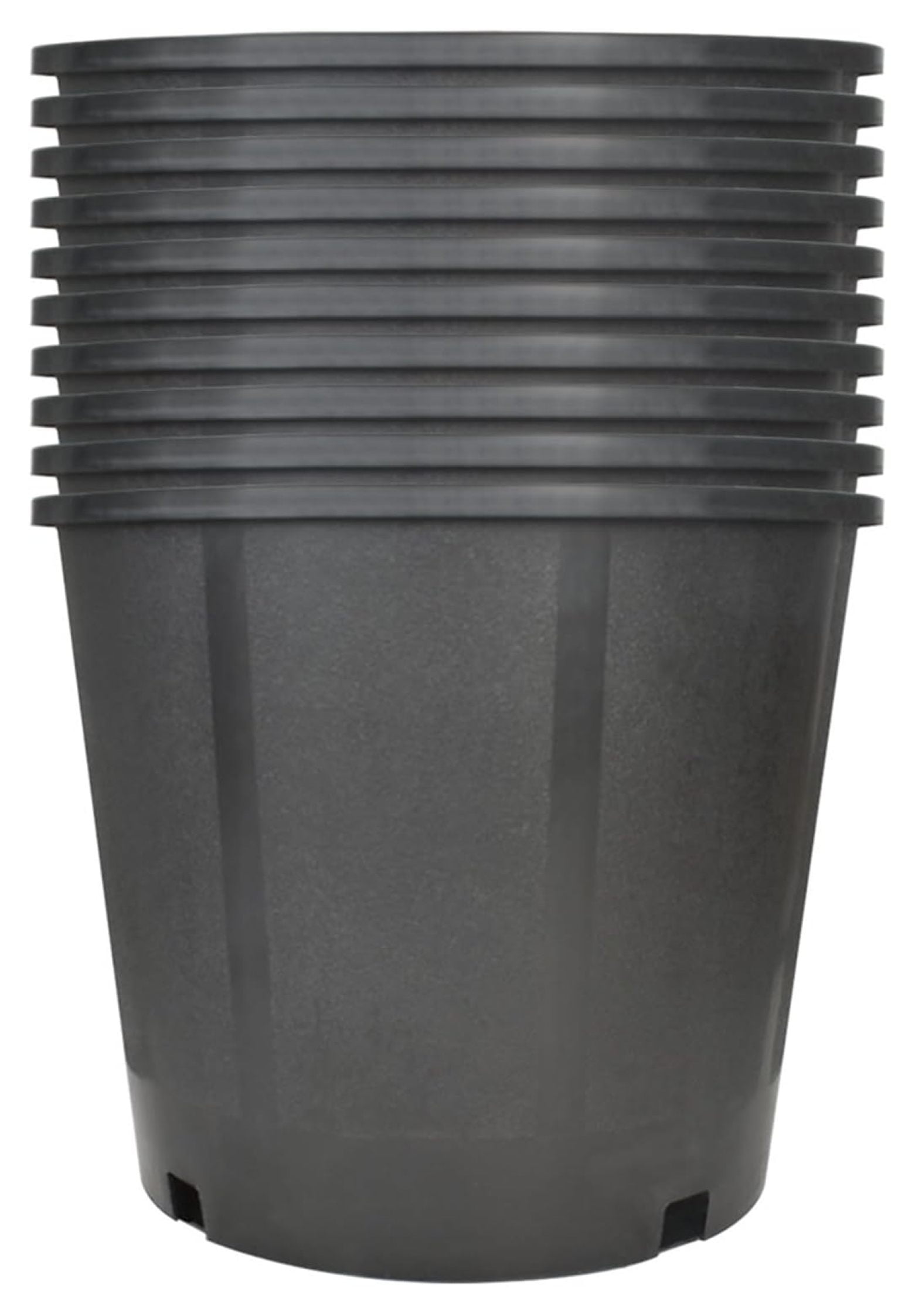 10 Pack 3 Gallon Short Black Nursery Pot Planter Grower Flower Pot ...