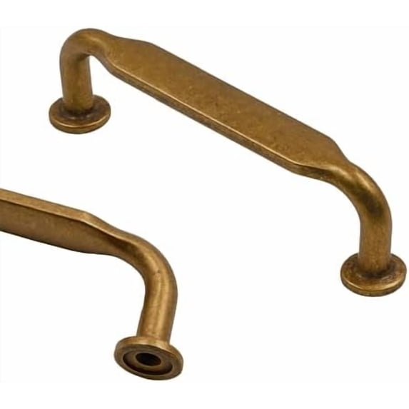 10 Pack 3 Inch(76mm) Antique Brass Kitchen Cabinet Handles, Cabinet ...