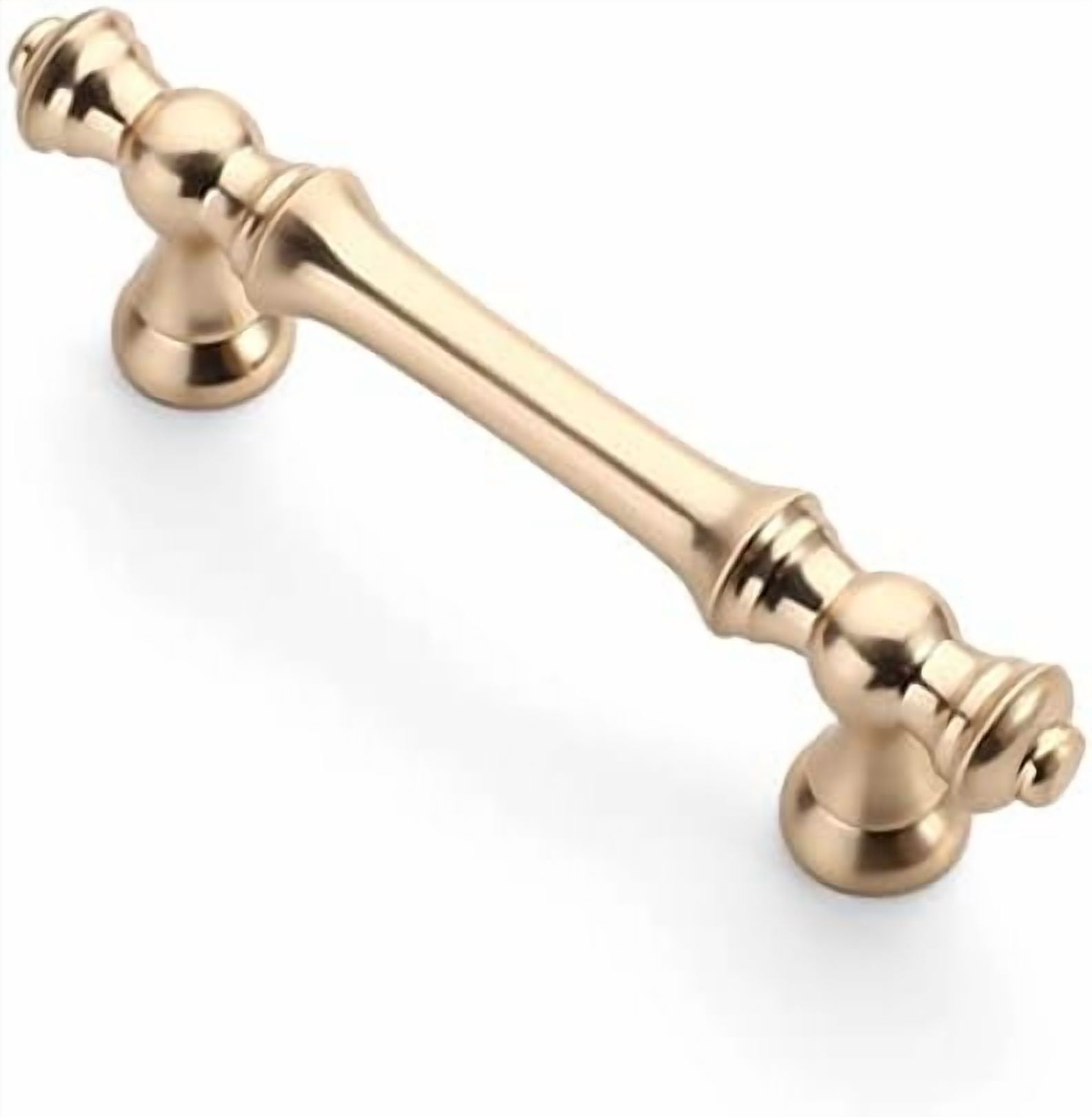 10 Pack 3 Inch(76mm) Brushed Brass Kitchen Cabinet Handles, Gold ...