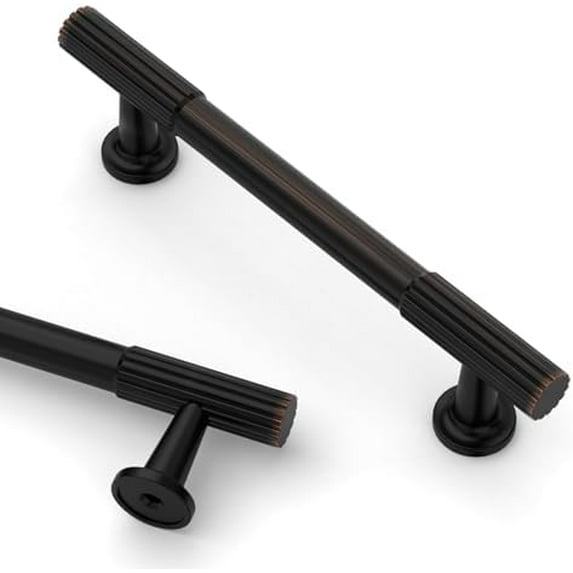 10 Pack 3 Inch(76mm) Oil Rubbed Bronze Cabinet pulls Kitchen Cabinet ...