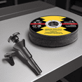 10-Pack 3 Inch Cut-Off Wheels with Mounting Mandrel Kit, 3/8" Arbor, 1/ ...