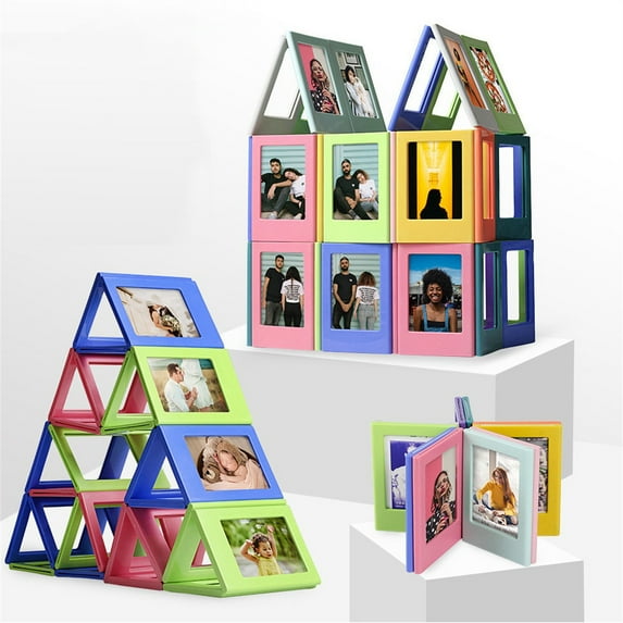 10 Pack 3 Inch Magnetic Photo Frame, Mini Table Photo Frame, Fridge ...