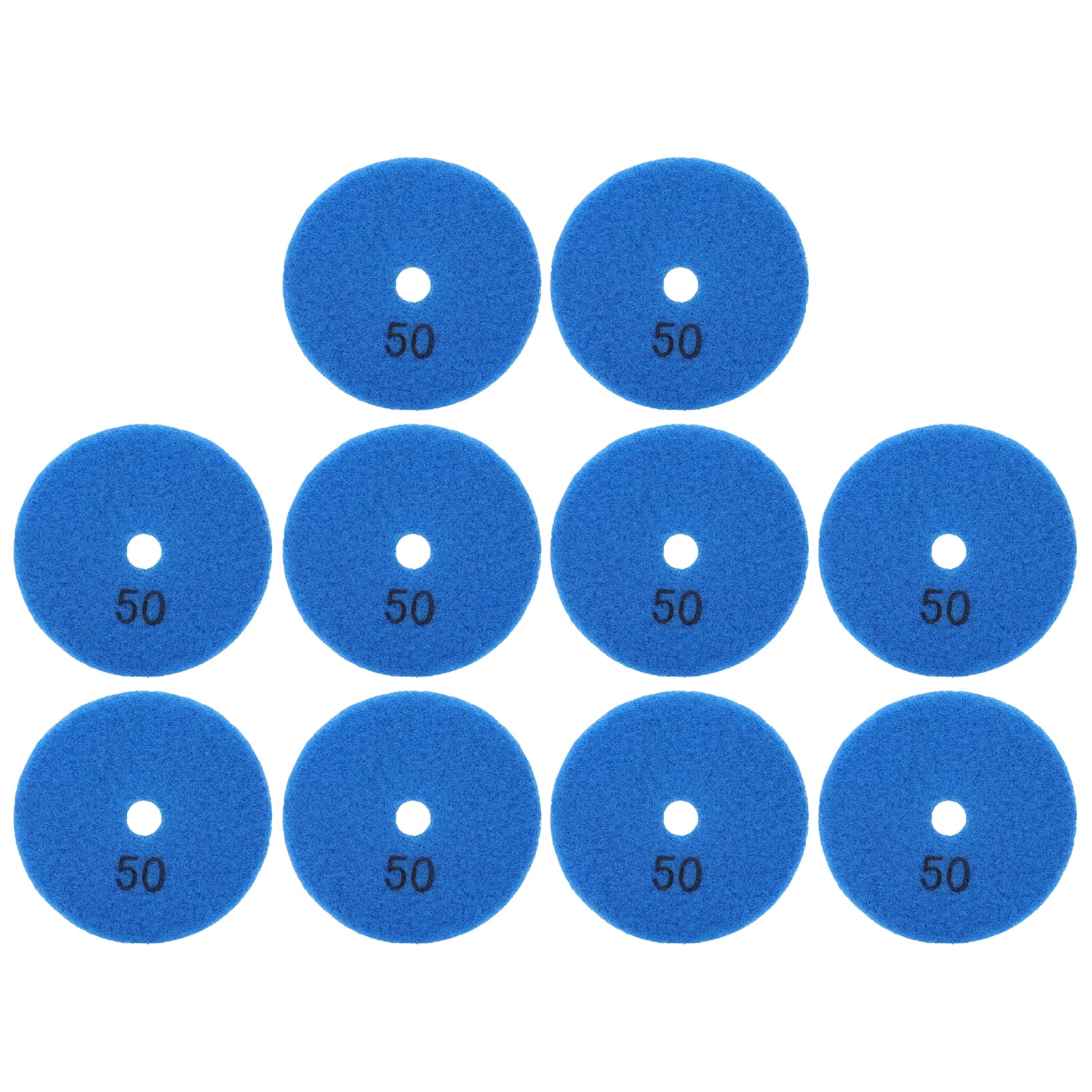 10-Pack 3-Inch Sanding Discs Pads, 50 Mesh, Diamond Grade for Marble ...