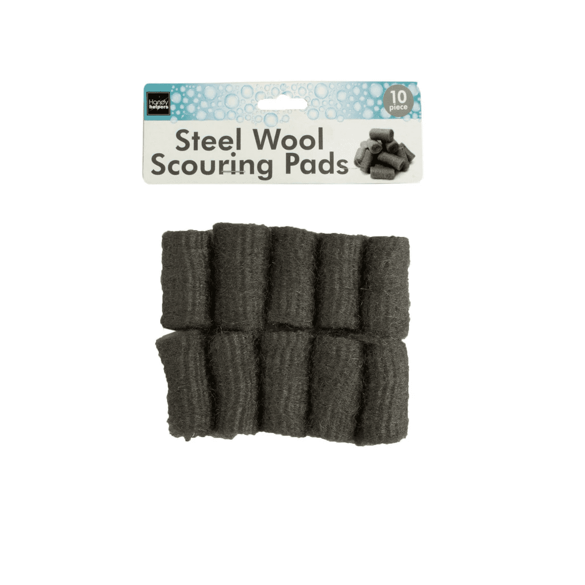 10 Pack 3 in Steel Wool Pads, Perfect for Removing Tough Grease ...