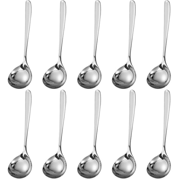 10 Pack 304 Stainless Steel Ladles, Small Sauce Ladles 8 Inch Silver ...