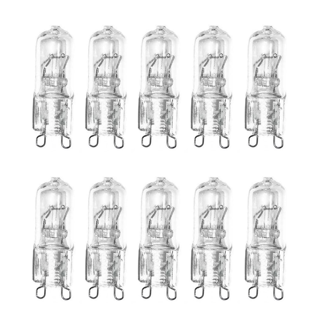 (10)-Pack 35 Watt G9 110V 35W 120 Volt T4 Clear Light Bulbs 35watt ...