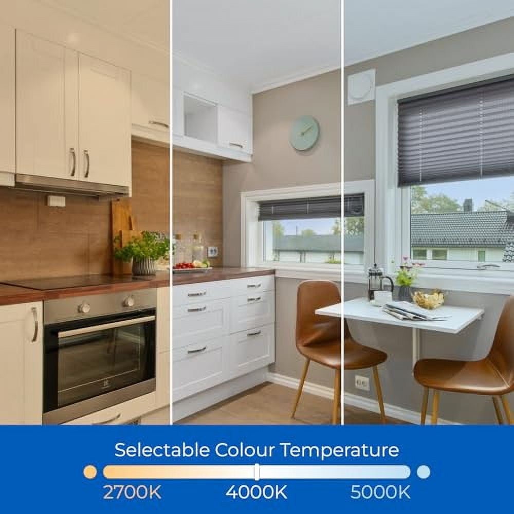 10 Pack 3CCT 2FT LED Batten Light 20W 2000 Lumens, 2700K/4000K/5000K ...