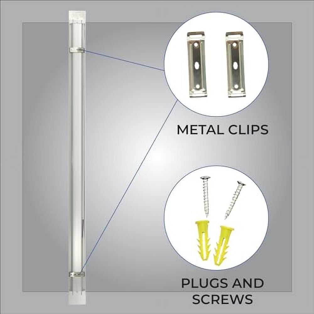 10 Pack 3CCT 4FT LED Batten Light 40W 4000 Lumens, 2700K/4000K/5000K ...