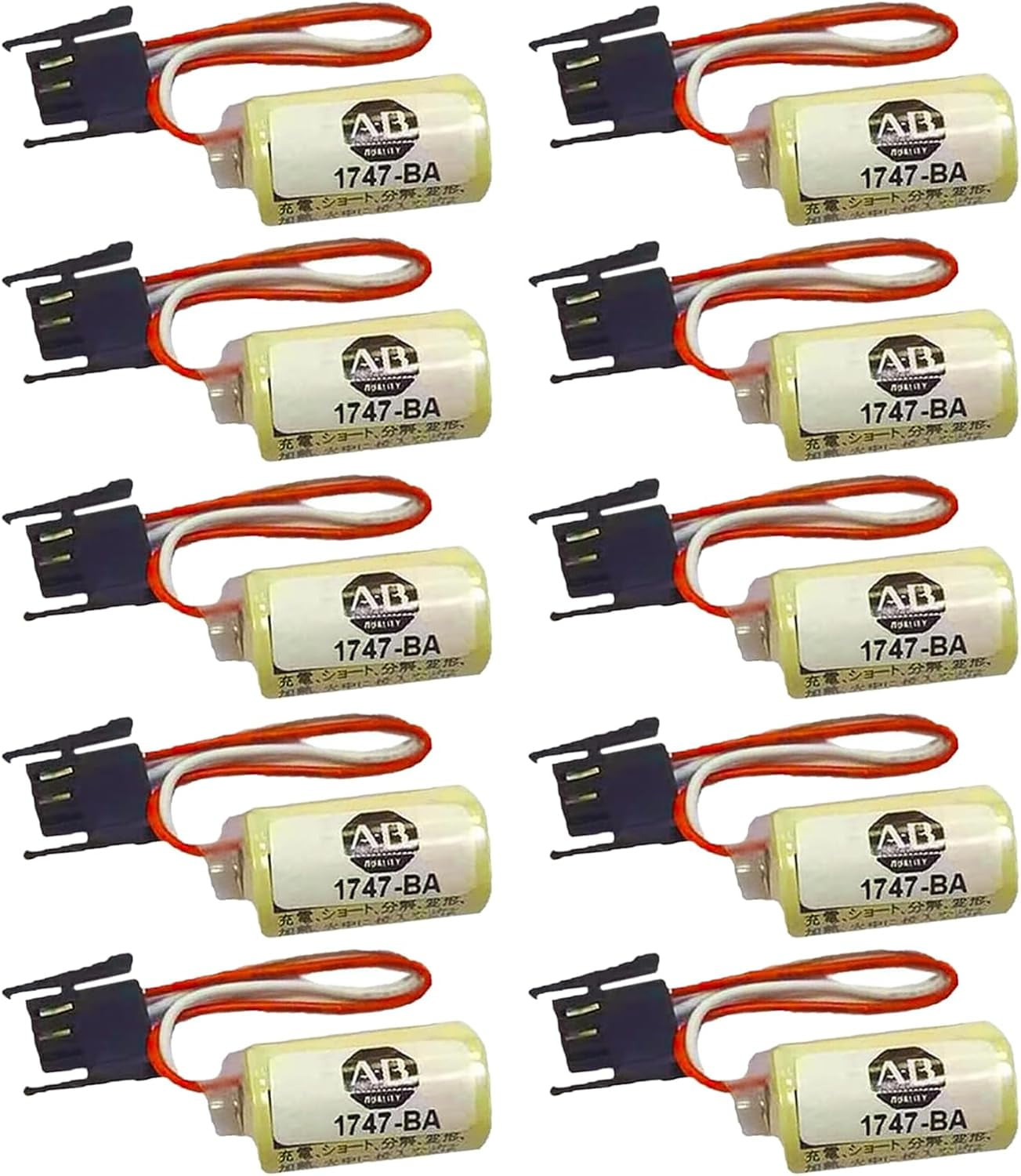 *[10 Pack] 3V 1000mAh 1747-BA 1769-BA Battery for Allen Bradley SLC PLC ...