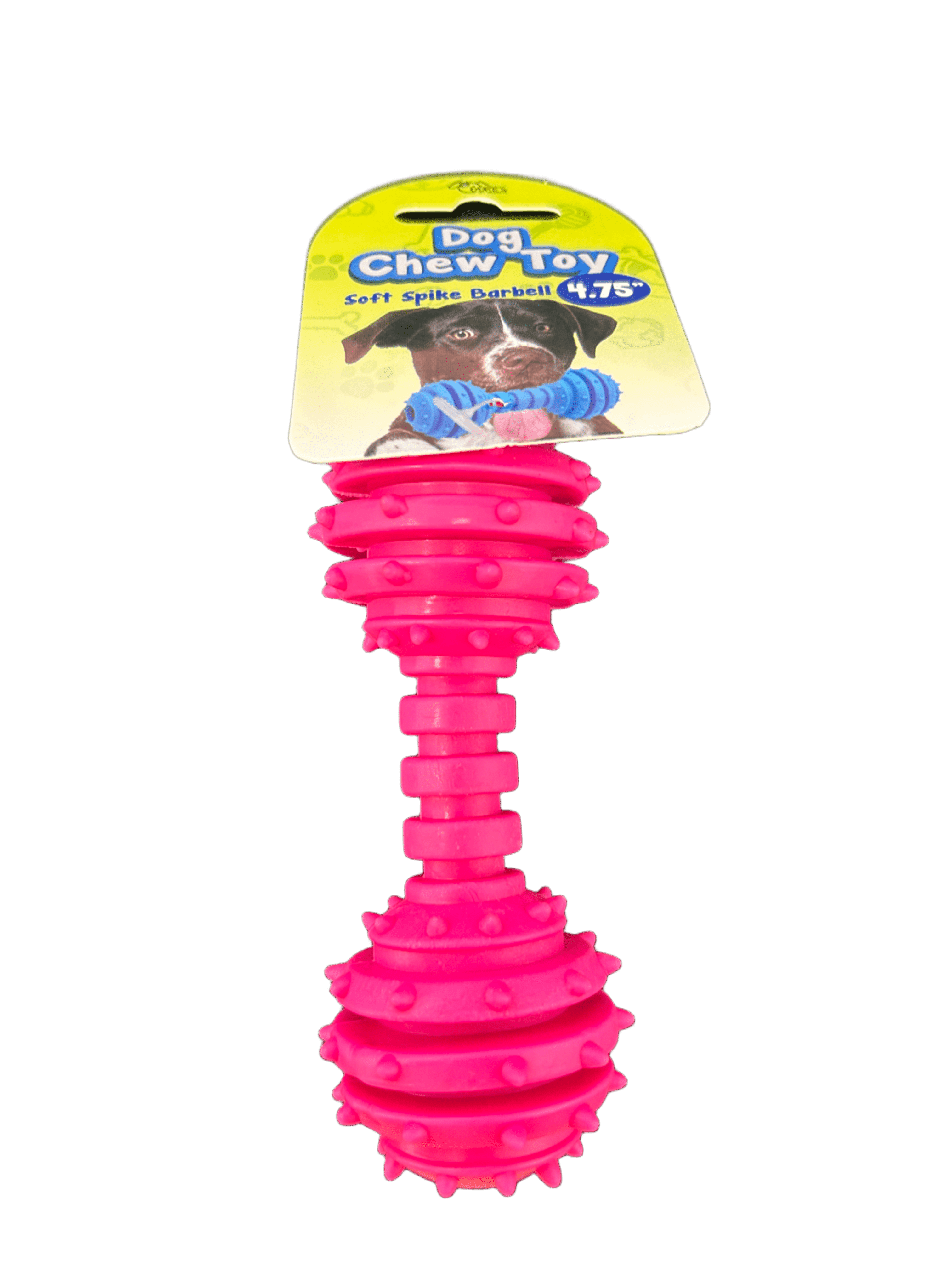 10 Pack 4.7 in Soft Spike Barbell Dog Chew Toy, Fun, Functional and ...