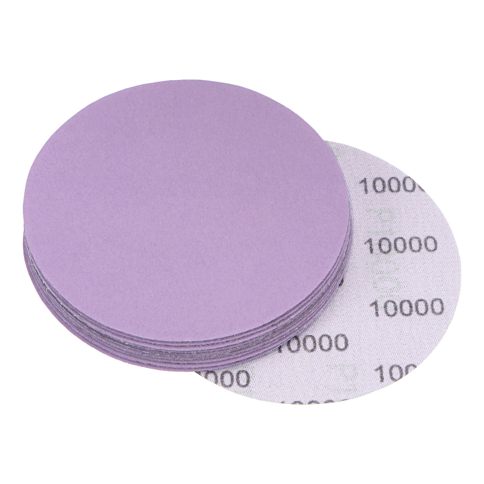 10 Pack 4-Inch Purple Sanding Discs 10000 Grits Hook & Loop ...