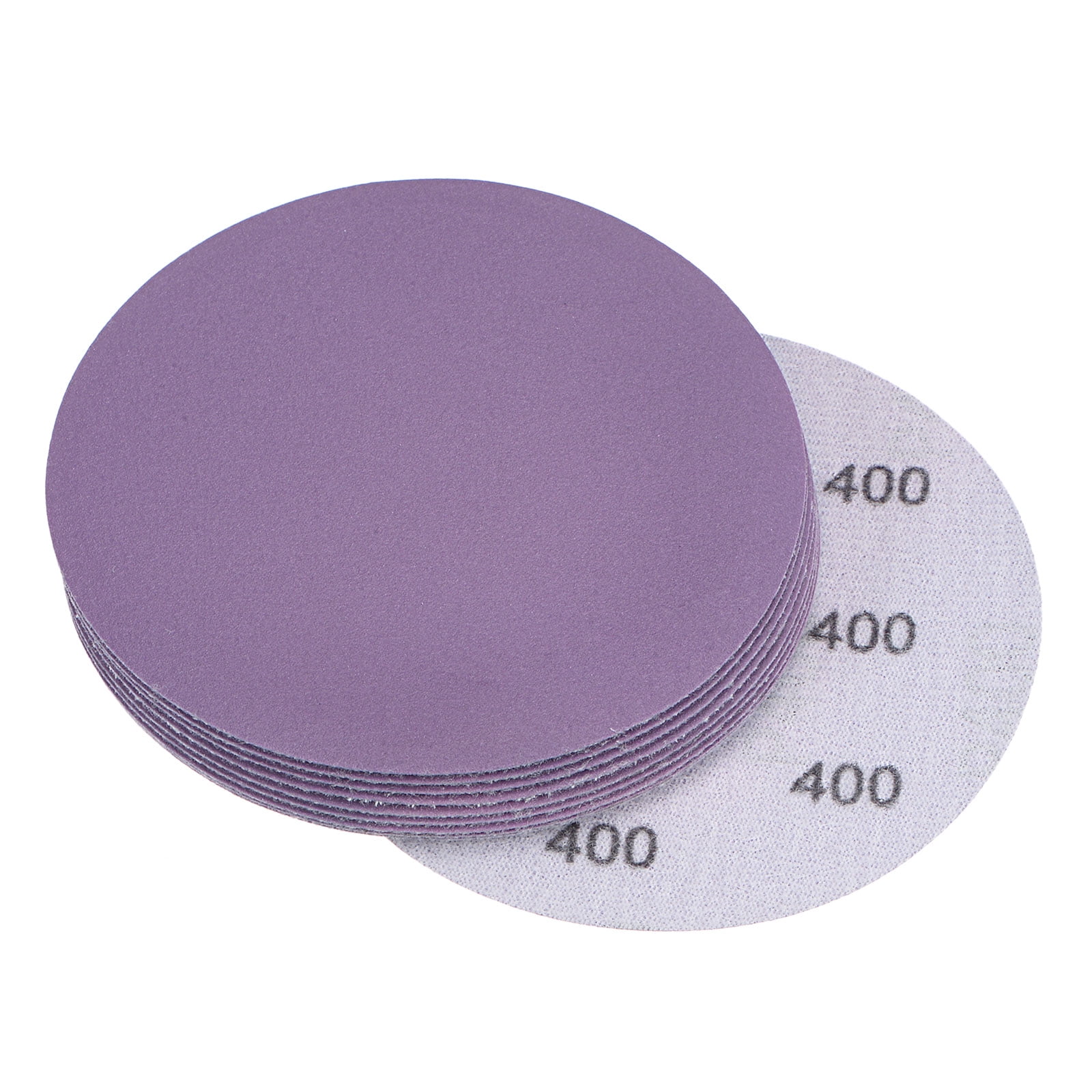 10 Pack 4-Inch Purple Sanding Discs 400 Grits Hook & Loop Professional ...