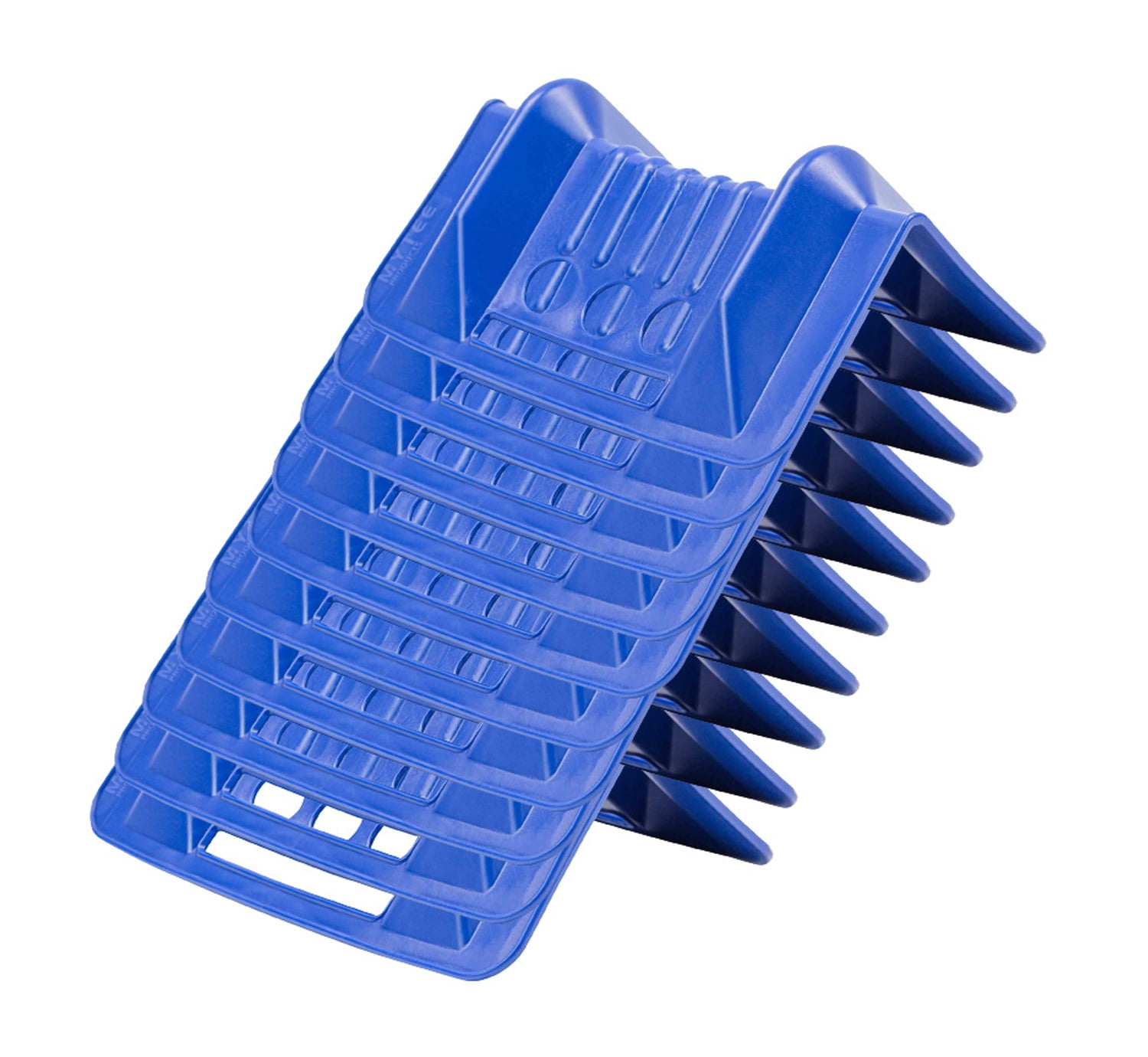 (10 Pack) 4" x 4" x 10" Blue Corner Protector V Shaped Flatbed Edge ...