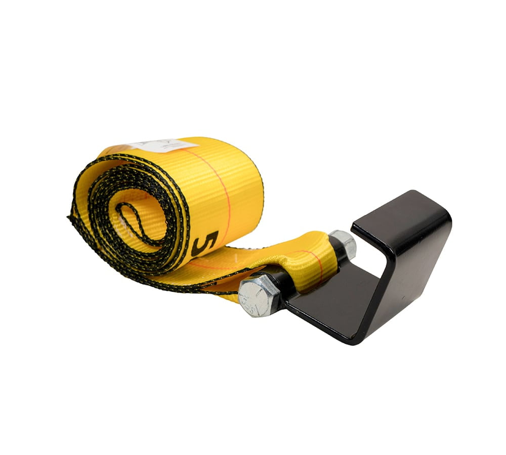 (10 Pack) 4" x 5 ft Roll Off Container Winch Strap with Flat Hook ...