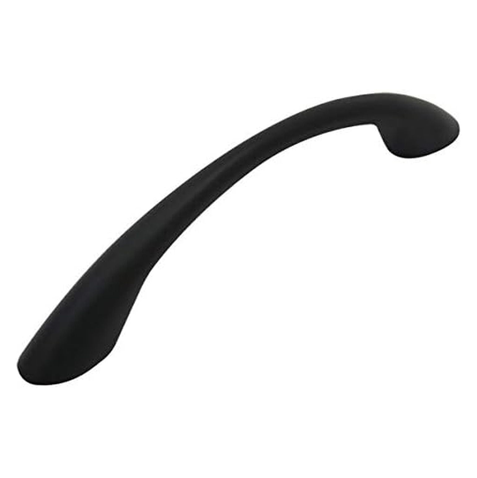 10 Pack - 4003FB Flat Black Modern Cabinet Arch Bow Handle Pull - 3-3/4" Inch (96mm) Hole ...
