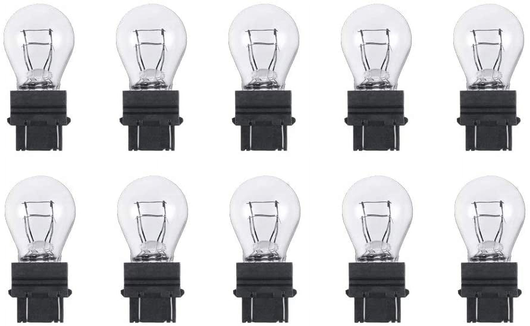 (10 Pack) 4157 Bulb For Brake Light Tail Light Turn Signal Side Marker ...