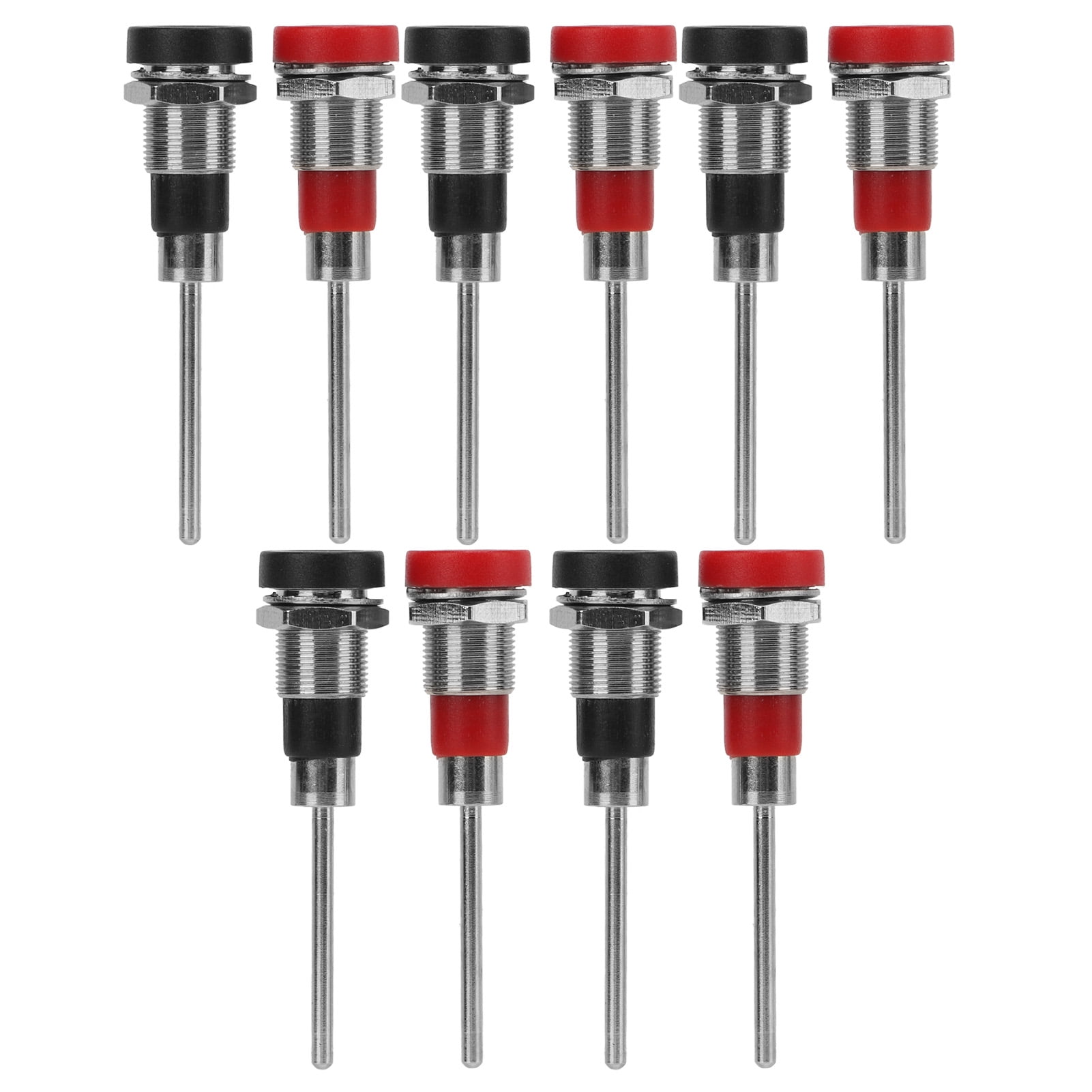 10-Pack 4mm Banana Sockets, Multi-Purpose Panel Terminals with Wide ...