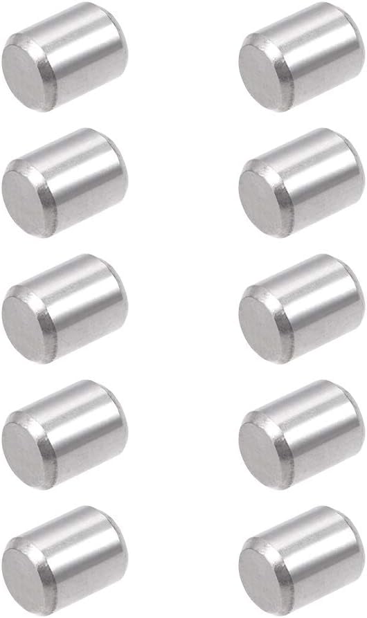 10-Pack 4mm x 30mm 304 Stainless Steel Dowel Pins - Rust-Resistant ...
