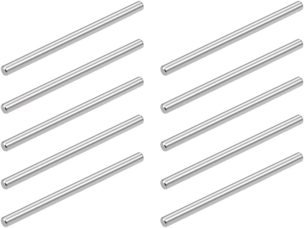 10-Pack 4mm x 30mm 304 Stainless Steel Dowel Pins - Rust-Resistant ...