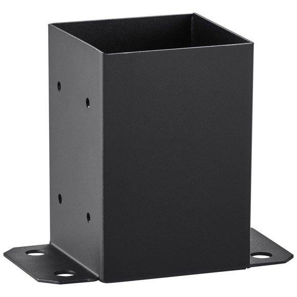 Durable Black Powder Coated 4x4 Post Spikes for Patio Garden