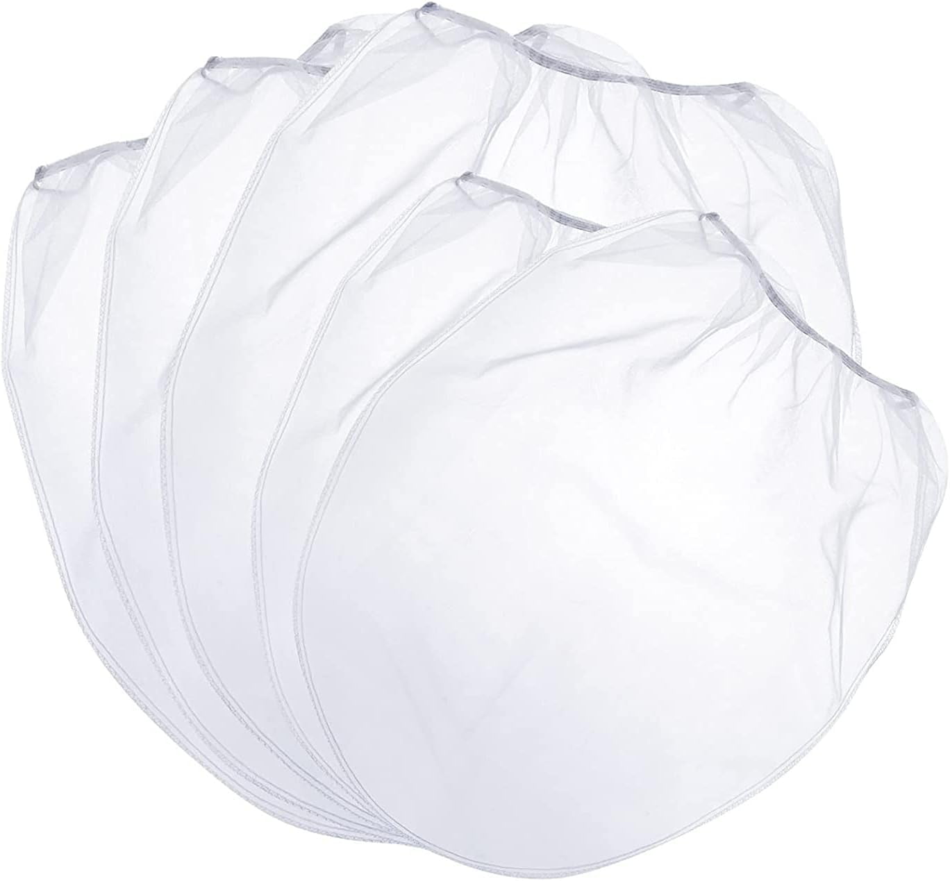 10 Pack 5 Gallon Paint Strainer Bags White Regular Fine MeshElastic ...