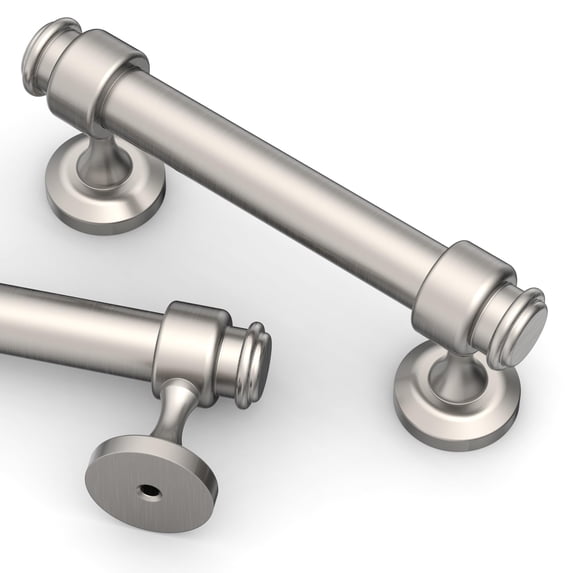 10 Pack 5 Inch(128mm) Brushed Satin Nickel Kitchen Cabinet Handles ...
