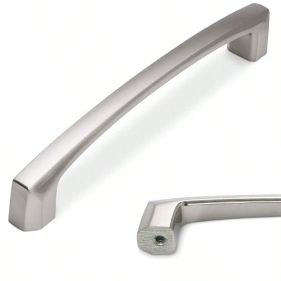 10 Pack 5 Inch 128mm Brushed Satin Nickel Kitchen Cabinet Handles ...