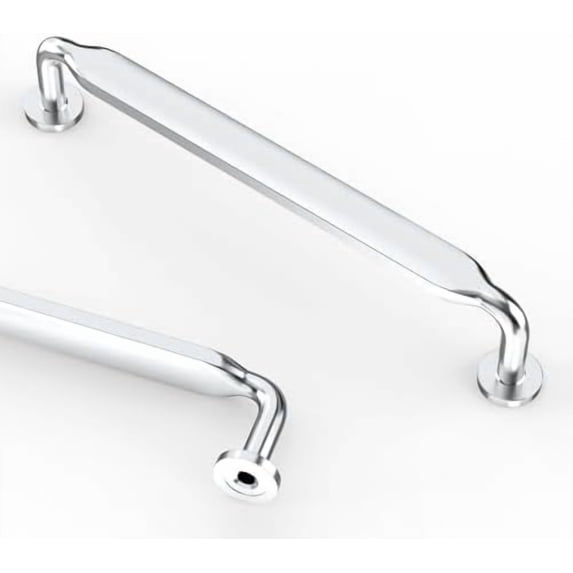 10 Pack 5 Inch(128mm) Polished Chrome Kitchen Cabinet Handles, Cabinet ...