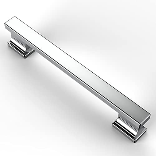 10 Pack 5 Inch(128mm) Polished Chrome Kitchen Cabinet Handles, Cabinet ...